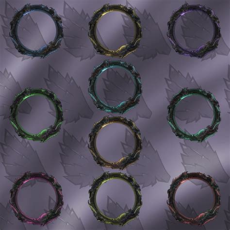 Frame Bundle Dnd Pathfinder Token Frame Token Border Etsy