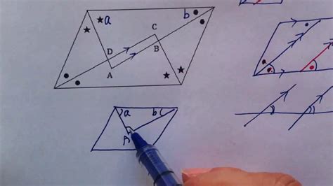 우프 중2수학 2 2학기 시험 예상 문제 특강 13 사각형의 성질 마름모 직사각형 문제 27 34번 Youtube