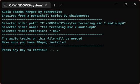 GitHub Etherealxx Audiotracksmerger Merges Multiple Audio Tracks