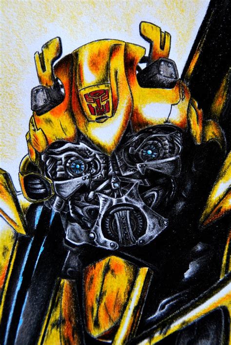 Tf Rotf Bumblebee Face Detail By Scraplet On Deviantart