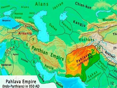 Foreign Invasion Of Nw India Shakas Parthians Kushanas All Notes