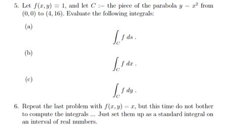 Solved 6 Repeat The Last Problem Withf X Y X But This Chegg Com