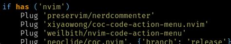 Integration With Coc · Issue 8 · Weilbithnvim Code Action Menu · Github