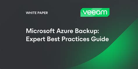 Microsoft Azure Backup Expert Best Practices Guide
