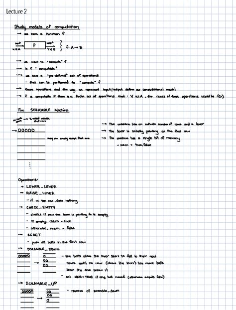 Lecture 2 Models Of Computation Lecture 2 Studymodels Of Computation