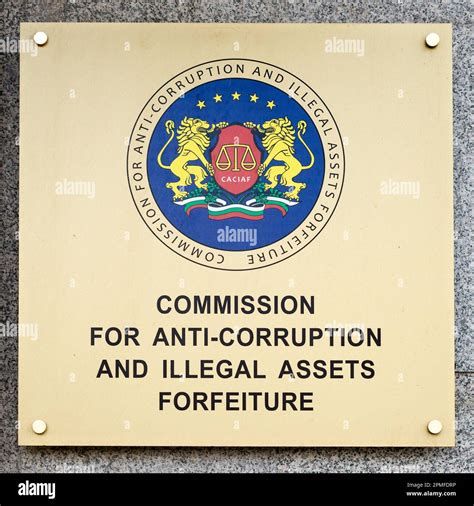 Sign And Logo For The Commission For Anti Corruption And Illegal Assets