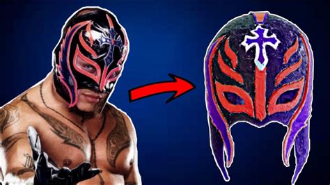 How To Make Wwe Rey Mysterio Mask With Cardboard 2021 Wwe Mask The