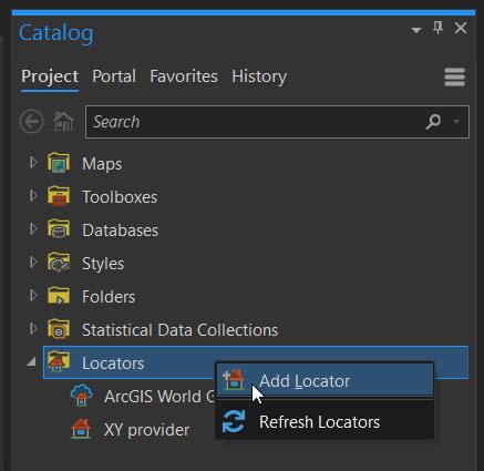 GO PRO Geocode Using ArcMap Classic Locators In ArcGIS Pro Locators In Pro