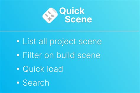 Quick Scene Window Finder Utilities Tools Unity Asset Store