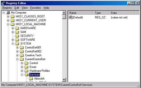 Regedit Service Start Type