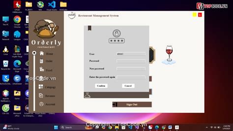 Full code phần mềm Quản lý nhà hàng đầy đủ thống kê báo cáo Word báo