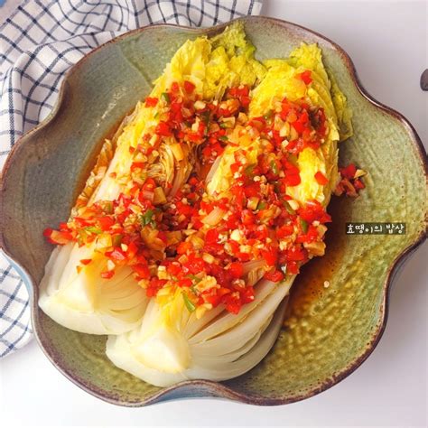 이연복 알배추찜 소스 만드는법