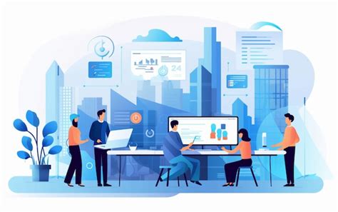 Premium Photo Team Work Process Young Business Managers Crew Working With New Startup Project