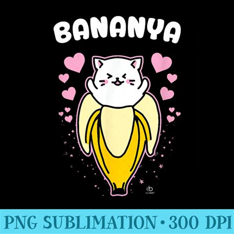 Funny Cat Banana Bananya Png Download Button Inspire Uplift