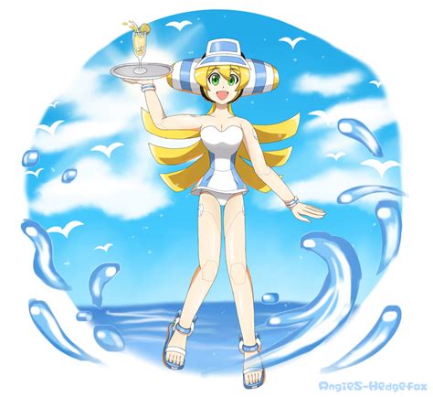 Swimsuit Cinnamon Mega Man X Dive Style By Angies Hedgefox On Deviantart