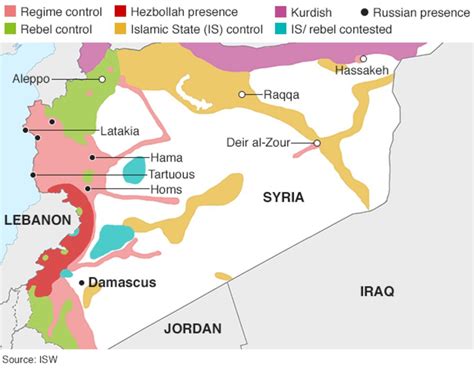 Syria Crisis Where Key Countries Stand Bbc News