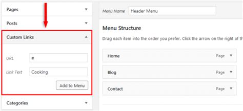 How To Add A Menu Item In Wordpress Without Linking To A Page Themeskills