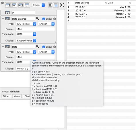 Date Column Datagraph Community
