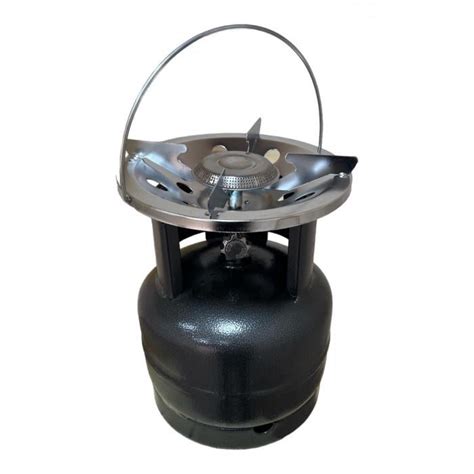 ᐉ Балон газовий Goli 8 л з вітрозахистом та пальником 21 см 13924018 • Краща ціна в Києві