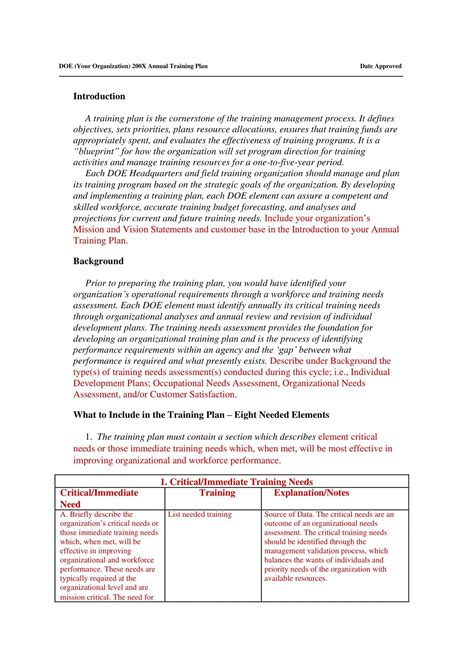 Free Printable Training Manual Templates Word Pdf