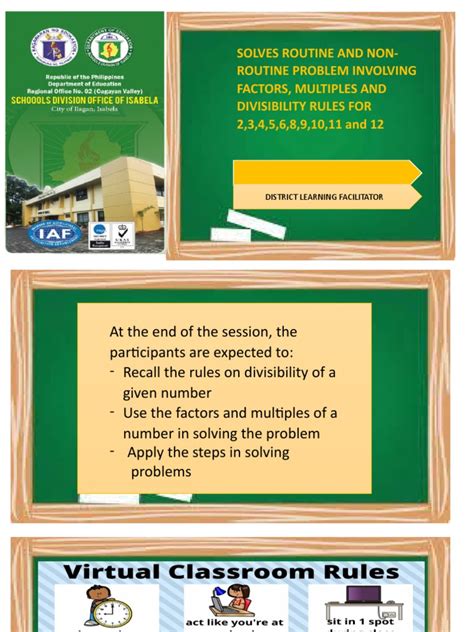 Solves Routine And Non Routine Problem Involving Factors Multiples And Divisibility Rules For 2
