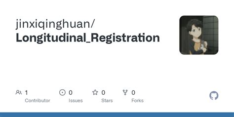 Github Jinxiqinghuanlongitudinalregistration