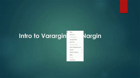 Varargin And Nargin In Matlab Youtube