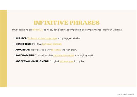 Presentation On Phrases Grammar The English Esl Powerpoints