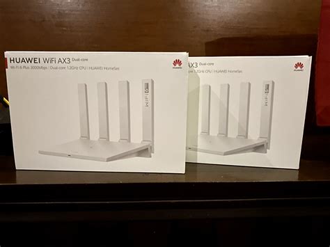 HUAWEI AX Dual Core Wifi Router Unit Bundle Computers Tech Parts Accessories