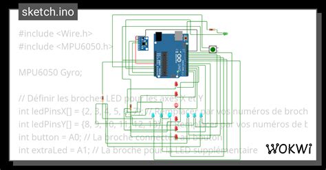 Gyro Copy Wokwi ESP32 STM32 Arduino Simulator