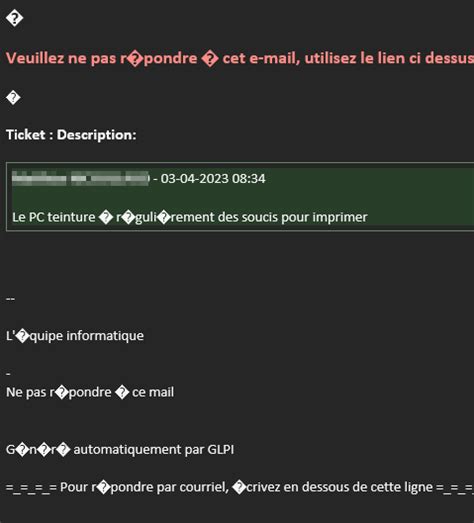 Accent Issue In Mail Notifications · Issue 14473 · Glpi Projectglpi · Github