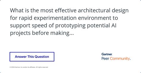 What Is The Most Effective Architectural Design For Rapid Experimentation Environment To Support