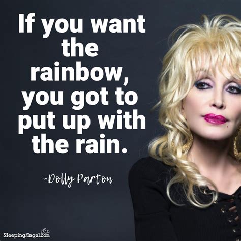Dolly Parton Rain Quote