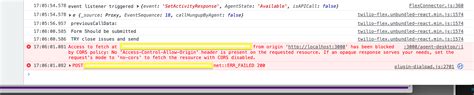 Bug Twilio Functions Cors Error · Issue 563 · Twilioflex Plugin