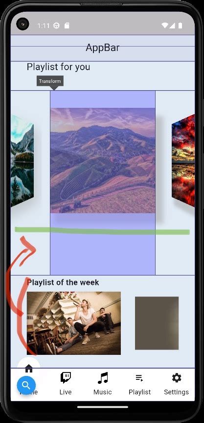 Flutter How To Modify The Position Of The Text And The Listview
