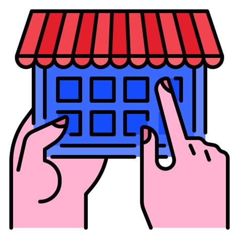 온라인 쇼핑 아이콘 Generic Outline Color Freepik