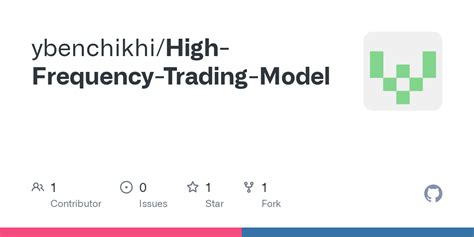 GitHub Ybenchikhi High Frequency Trading Model