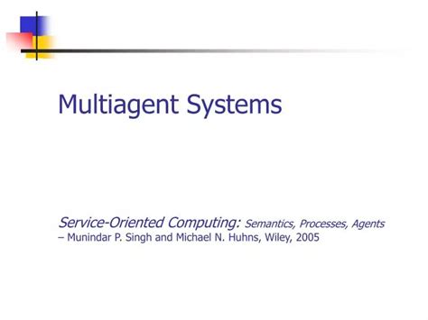 Ppt Multiagent Systems Powerpoint Presentation Free Download Id1648893
