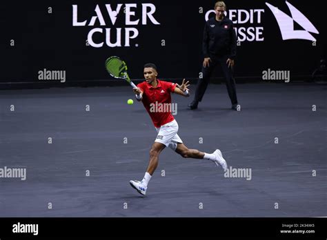 24th September 2022 O2 London England Laver Cup International Tennis Tournament Felix Auger