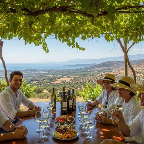 Summer Wine Tasting Near Athens Vineyard Day Trips