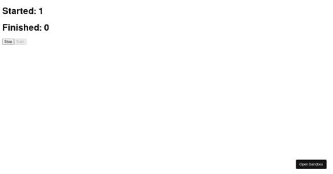 Hooks Implementation Of Settimeout Polling Codesandbox