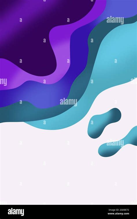 Abstract Background Of Overlapping Waves Shapes Layers Design For