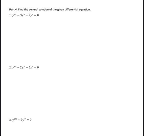 Solved Part 1 Verify That The Given Functions Form A Chegg Com