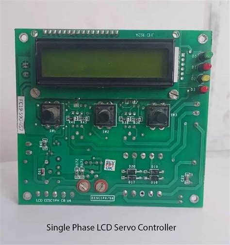Eespl 220v Ac Single Phase Lcd Servo Controller Model Namenumber Eesc1ph At Rs 1350piece In