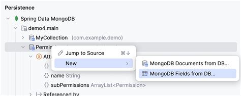Persistence Tool Window Intellij Idea Documentation