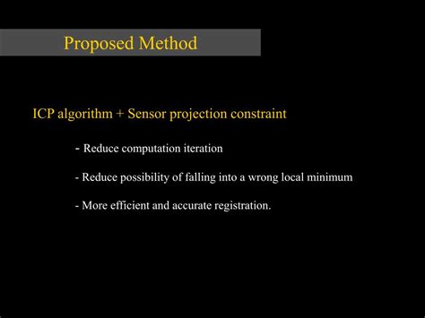 Ppt 3d Registration Automatic Registration Of 3d Data Sets From