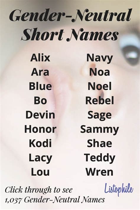 1 007 Gender Neutral Names Artofit 1 007 Gender Neutral Names Artofit