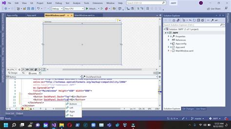 6 C Wpf Tutorial Dock Layout Or Dock Panel Hindi Urdu Youtube