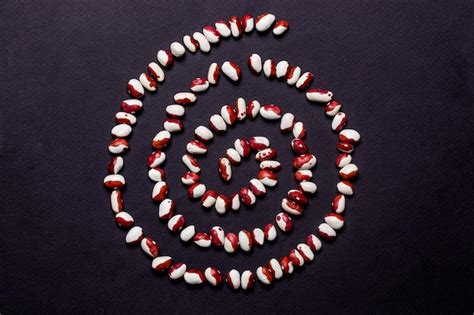 Free Photo Beans Over Grey Background