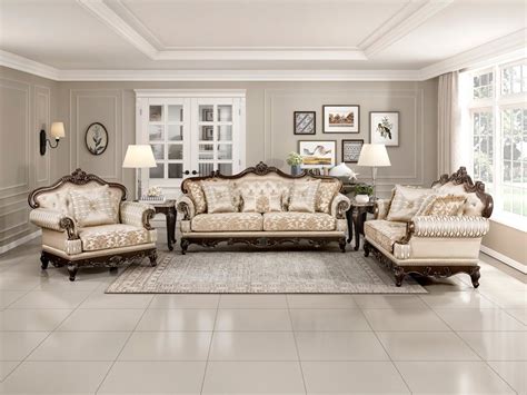 Homelegance 8570 Balthasar Elegant Victorian Sofa Set Low Online Pricing